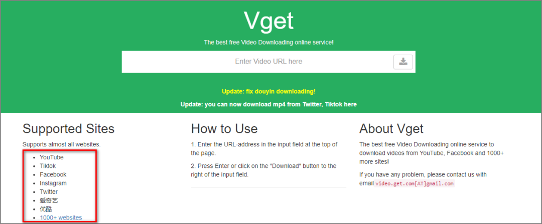 vget 各大视频站点的视频下载网站地址 - 做视频AI导航网